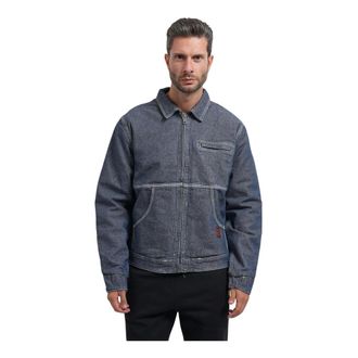 Guess Veste en jean zipp&eacute;e - Homme - Vestes - Bleu - Taille: XL