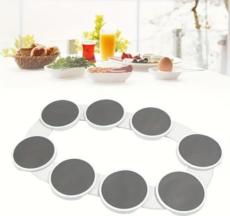 Generic Lazy Susan Drehteller for Tisch, 360&deg; Drehbare Servierplatte, Drehbares Tischtablett, Multifunktionales Wiederverwendbares Lebensmittel-Organizer-Tabl