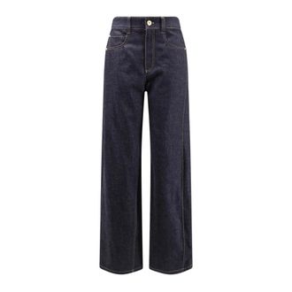 Brunello Cucinelli Ausgestellte- lockere Hose - - Jeans - Damen - Blau - L