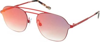 Web Eyewear Homme, Accessoires, Rouge, Taille: ONE Size Lunettes de soleil &agrave; monture m&eacute;tallique