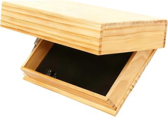 Generico Schwebende Wandregale, schwebende Regale | Wandregal, dekorativer Organizer aus Holz, geheimes Ausstellungsregal, Organizer f&uuml;r Schlafzimmer, Zimmer, 