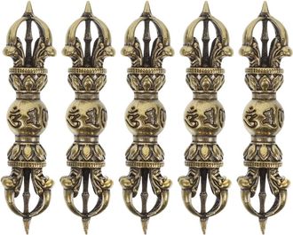 Cabilock 5St Vajra-Stößel Dekoration Sammlerstücke heim Vajra-Dorje-Statue Desktop schreibtischdeko Retro Styles bastelset basteln Buddhismus Vajra Stößel deko