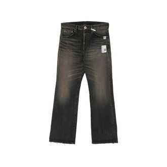 Miharayasuhiro Mihara Yasuhiro, Homme, Jeans, Noir, Taille: M Pantalon en jean &eacute;vas&eacute;