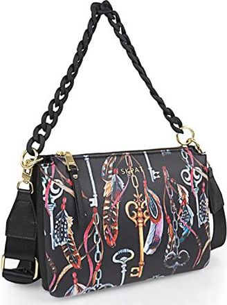 Skpat Sac À Main Bandoulière élégant et pratique pour tous les jours Sac A Main Femmes Bandoulieres avec style moderne Sac À Main compact et tendance. Avec 