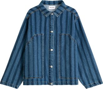 Bobo Choses Veste Rayures Denim Coton Bio Bobo Choses