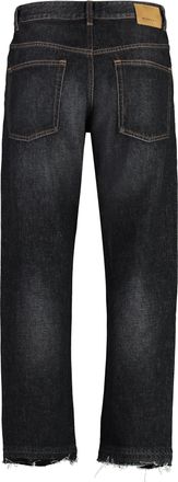 Isabel Marant Mens Jelden 5-Pocket Straight-Leg Jeans Black Polyester Regular &