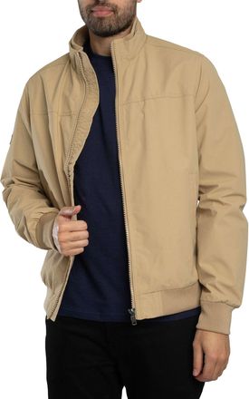 Superdry Nylon Harrington Jacke, Beige