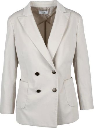 Saulina Milano Saulina, Femme, Vestes, Beige, Taille: 38 FR Veste en velours