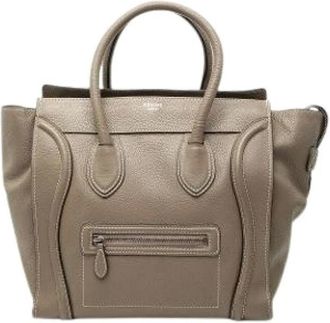 Celine Pre-owned Cuir sacs-celine - Femme - Pre-owned - Brun - Taille: ONE Size