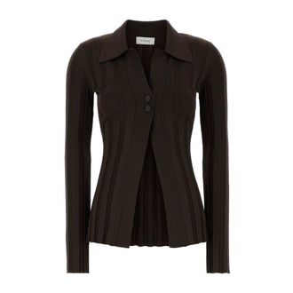 Sportmax Femme, Pulls, Brun, Taille: 38 FR Albio1234 Cardigan