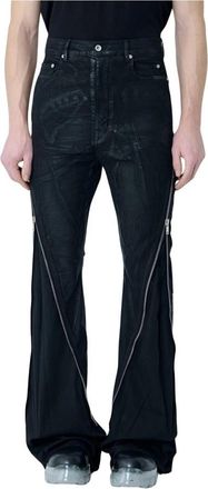 Rick Owens Beschichtete Zip-Around Bananen Jeans - - Jeans - Herren - Schwarzk - W30