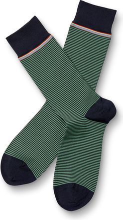 CHARLES TYRWHITT Socken mit Streifen - Marineblau & Grün