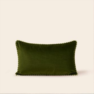 Madura Housse De Coussin Dalila Vert olive - VERT