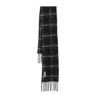 Our Legacy Schwarzer Fuzzy Estate Schal - - Accessories - Herren - Schwarzk - ONE SIZE