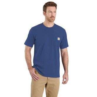 Carhartt Work in Progress Herren K87 Pocket S/S T-Shirt T-Shirt, Deep Ocean, XS