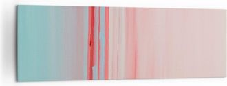 Arttor Panorama Bilder auf Leinwand 160x50cm Leinwandbild Pastell Minimalistisch Stück Groß XXL Wanddeko Bild Schlafzimmer Wandbilder Dekoration Wohnzimmer W
