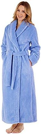 Slenderella HC4329 Robe de Chambre Bleu Large