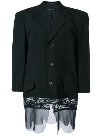 Comme Des Garçons buttoned blazer - Noir