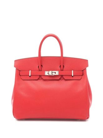 Herm&egrave;s 2010 Epsom Birkin Retourne 25 handbag - Rot