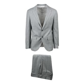 L.B.M. 1911 Giacca Stondata Anzug - - Suits - Herren - Grau - XL