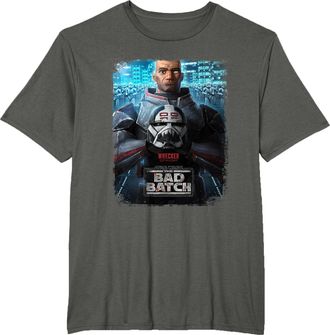Star Wars The Bad Batch Wrecker Character Poster T-Shirt