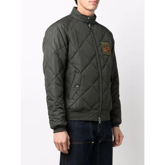 Barbour Quilted High-Neck Down Jacket - Green