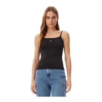 Tommy Jeans Damen, Oberteile, Schwarzk, XLGröße