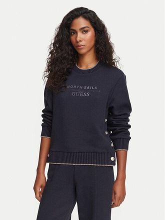 Guess Sweatshirt W6YQ23 K5316 Dunkelblau Regular Fit
