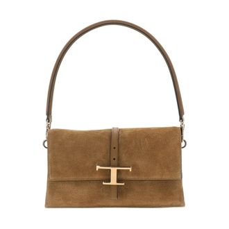 Tod's T Timeless Mini Flap Bag - - Bags - Damen - Beige - ONE SIZE