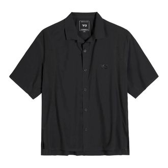 Yohji Yamamoto Homme, Chemises, Noir, Taille: S Chemise Ultral&eacute;g&egrave;re Tiss&eacute;e