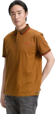 Tom Tailor Poloshirt mit aufgesetzter Brusttasche, Peachy orange, S