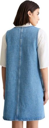 Marc O'Polo Denim Jeanskleid loose fit mit Ananasblattfasern