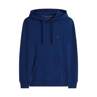 Tommy Hilfiger Flag Embroidery Terry Hoody - - Sweatshirts & Hoodies - Herren - Blau - L