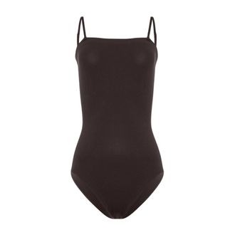 Wolford Femme, Tops, Brun, Taille: 42 FR Body gainant bandeau invisible