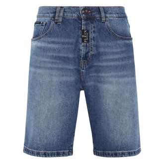 Philipp Plein Denim Shorts Formentera Fit - - Shorts - Herren - Blau - W30