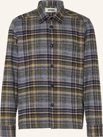 Drykorn Drykorn Flanellhemd Dieggo Comfort Fit gruen