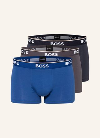 HUGO BOSS 3er-Pack Boxershorts Power blau