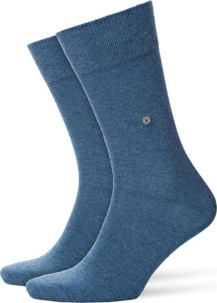 Burlington Doppelpack unifarbene Socken aus einem Baumwollmix in