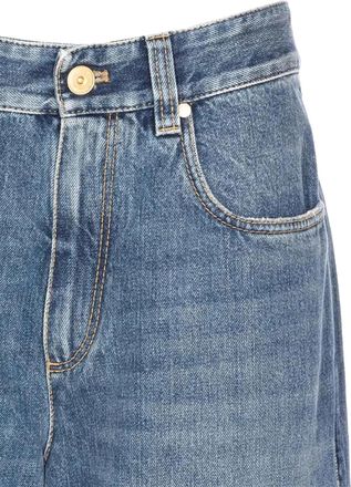 Brunello Cucinelli Loose Denim Jeans - Blue