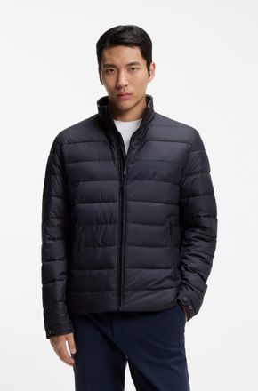 HUGO BOSS Steppjacke BOSS Cenitos Premium Menswear, Herren, Gr. 56, dunkelblau 404, Web, Obermaterial: 100% Polyester, unifarben, regular fit normal, 2-Knopf-Ma