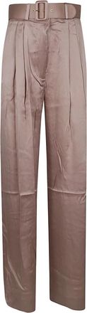 Zimmermann Femme, Pantalons, Rose, Taille: 38 FR Silk Tuck Pant