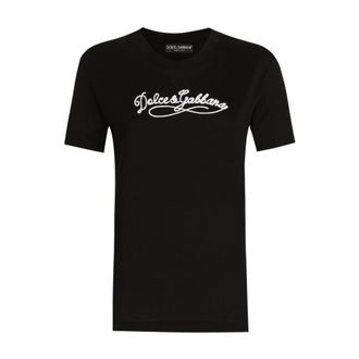 Dolce & Gabbana T-Shirts - - Tops - Damen - Schwarzk - M