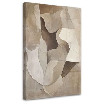 Artgeist Quadro Su Tela, Astratto Minimalista Forme - 80x120