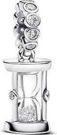 Pandora Moments 794140C01 Breloque en forme de sablier en argent sterling avec zircone Compatible ME et Moments
