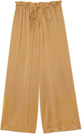 Ines De La Fressange Femme, Pantalons, Brun, Taille: 38 FR Kurt wide-leg trousers in viscose