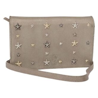Jimmy Choo London Pre-owned Ledertasche - - Pre-owned - Damen - Beige - ONE SIZE