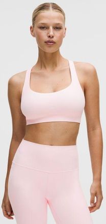 lululemon Brassi&egrave;re de yoga FlexyFlex &agrave; bretelles multiples Maintien l&eacute;ger, bonnets D-DDD pour Femmes - Rose - Taille XXS/XS