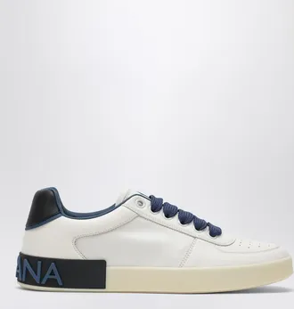 Dolce & Gabbana Portofino sneakers white/denim blue