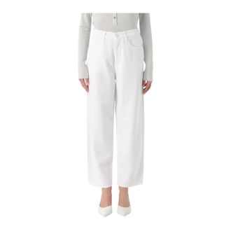 Pinko Weite Jeans mit lockerer Passform - - Jeans - Damen - Wei&szlig; - W25