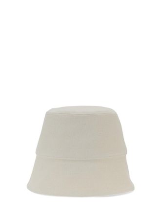 Stella McCartney 900453_WP01651830 Logo Cotton Bucket Hat - White